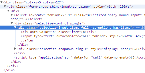 add class="form-control" to selectInput with multiple=TRUE and selectize=FALSE · Issue #724 ...