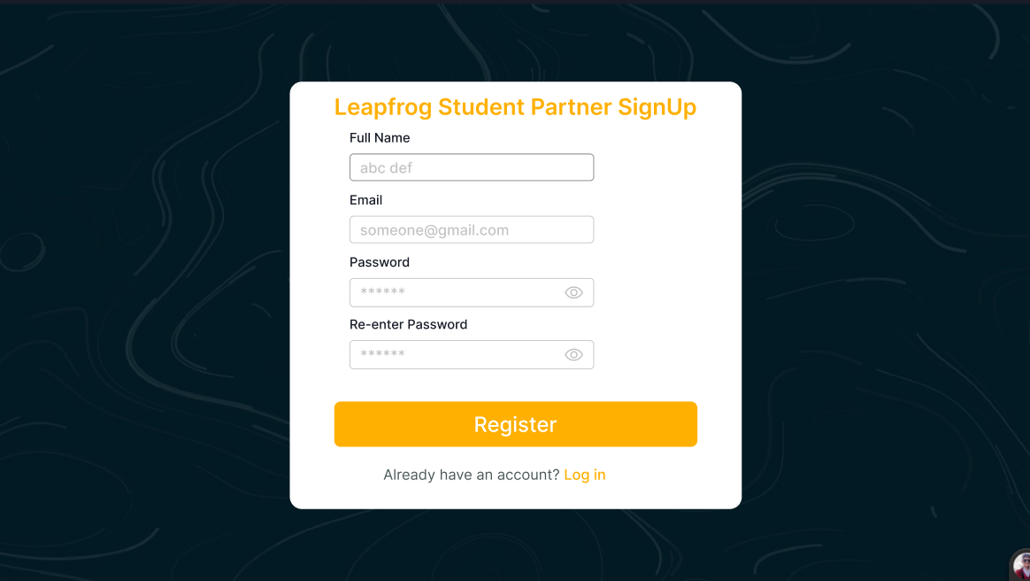 [feat]: Create a signup page. · Issue #13 · Leapblog/frontend · GitHub