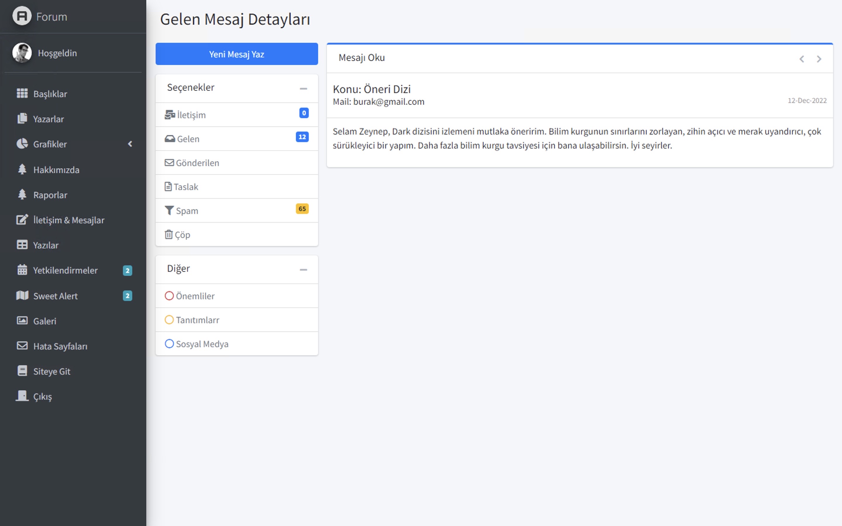 GitHub - gozdemogus/MVCProject: Includes the project from N-Tier MVC Forum Project lectures