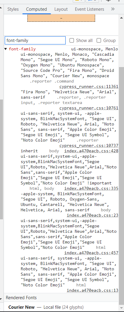 Newer versions of Cypress have an ugly fixed-width font in the sidebar · Issue #24608 · cypress ...
