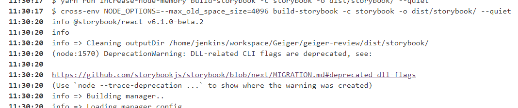 Seeing a deprecation warning about CLI flags even though I'm not using ...