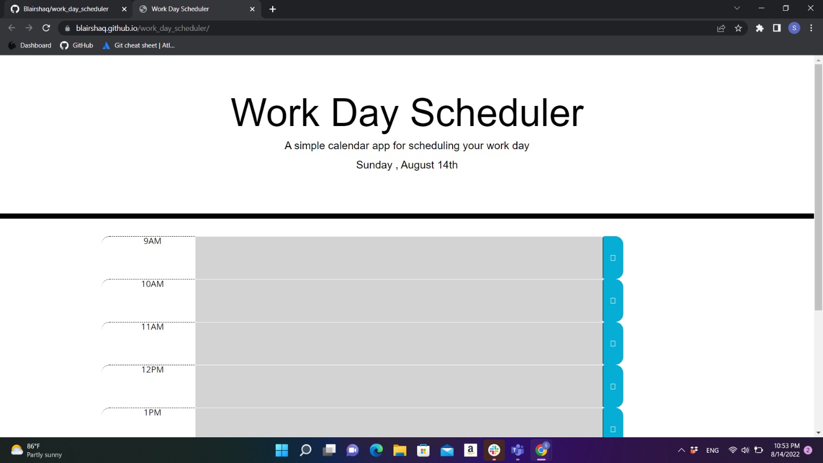 GitHub - Blairshaq/work_day_scheduler
