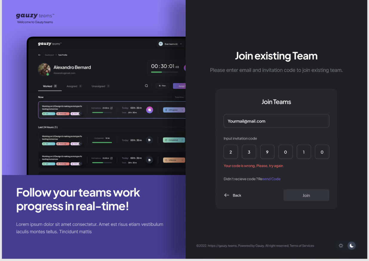 Implement design UI Login pages · Issue #438 · ever-co/ever-teams · GitHub