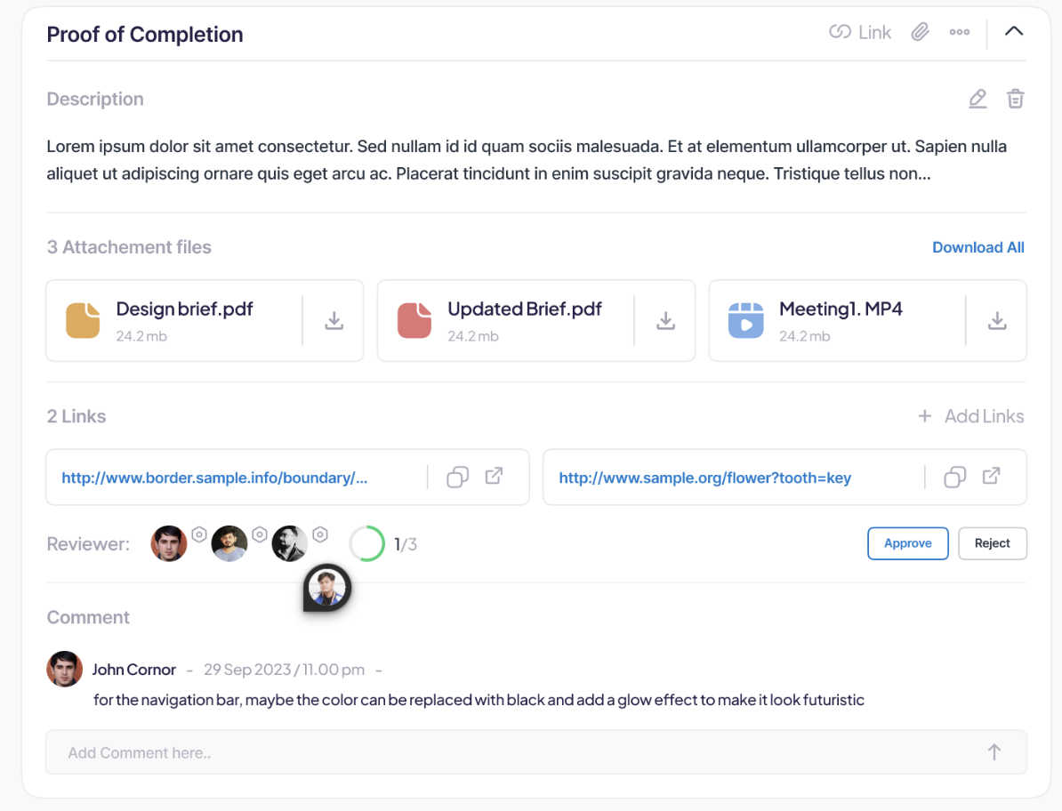 [Feature] Task page - Proof of Completion block · Issue #523 · ever-co/ever-teams · GitHub