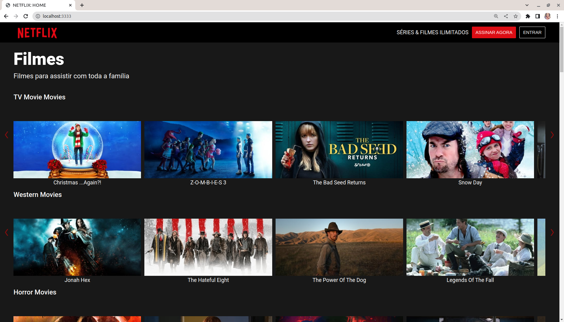 GitHub - anna-braga-jesus/netflix-clone: Esse é um projeto clone do Netflix ensinado pelo Felipe ...