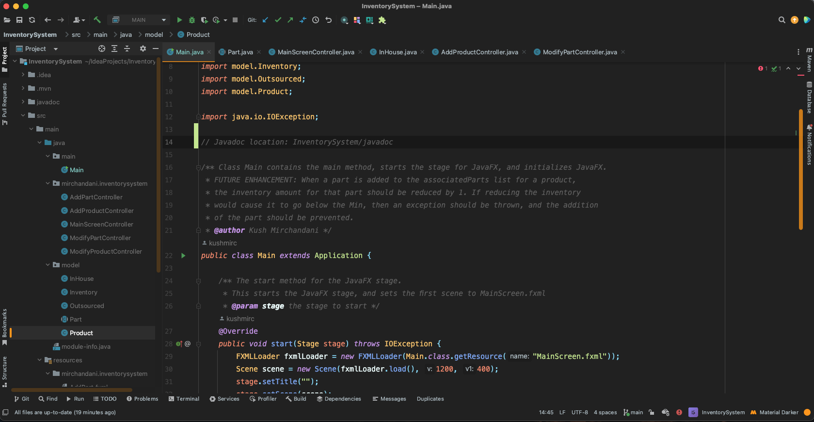 GitHub - kushmirc/InventorySystem: An inventory management system programmed in Java, with a ...