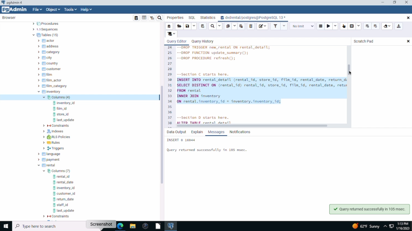 GitHub - kushmirc/DVDRental: A database project in PostgreSQL analyzing information from the DVD ...