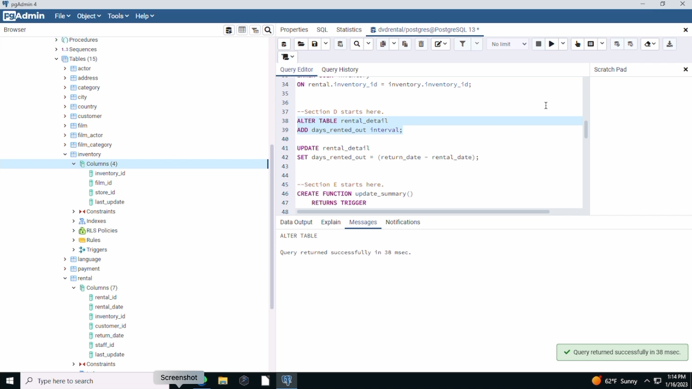 GitHub - kushmirc/DVDRental: A database project in PostgreSQL analyzing information from the DVD ...