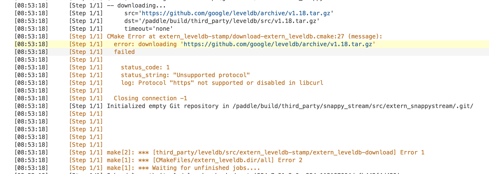 CI meets error · Issue #13761 · PaddlePaddle/Paddle · GitHub