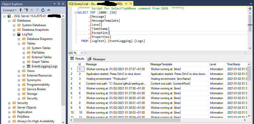 Publishsinglefile Fails At Runtime · Issue 331 · Serilog Mssqlserilog Sinks Mssqlserver · Github