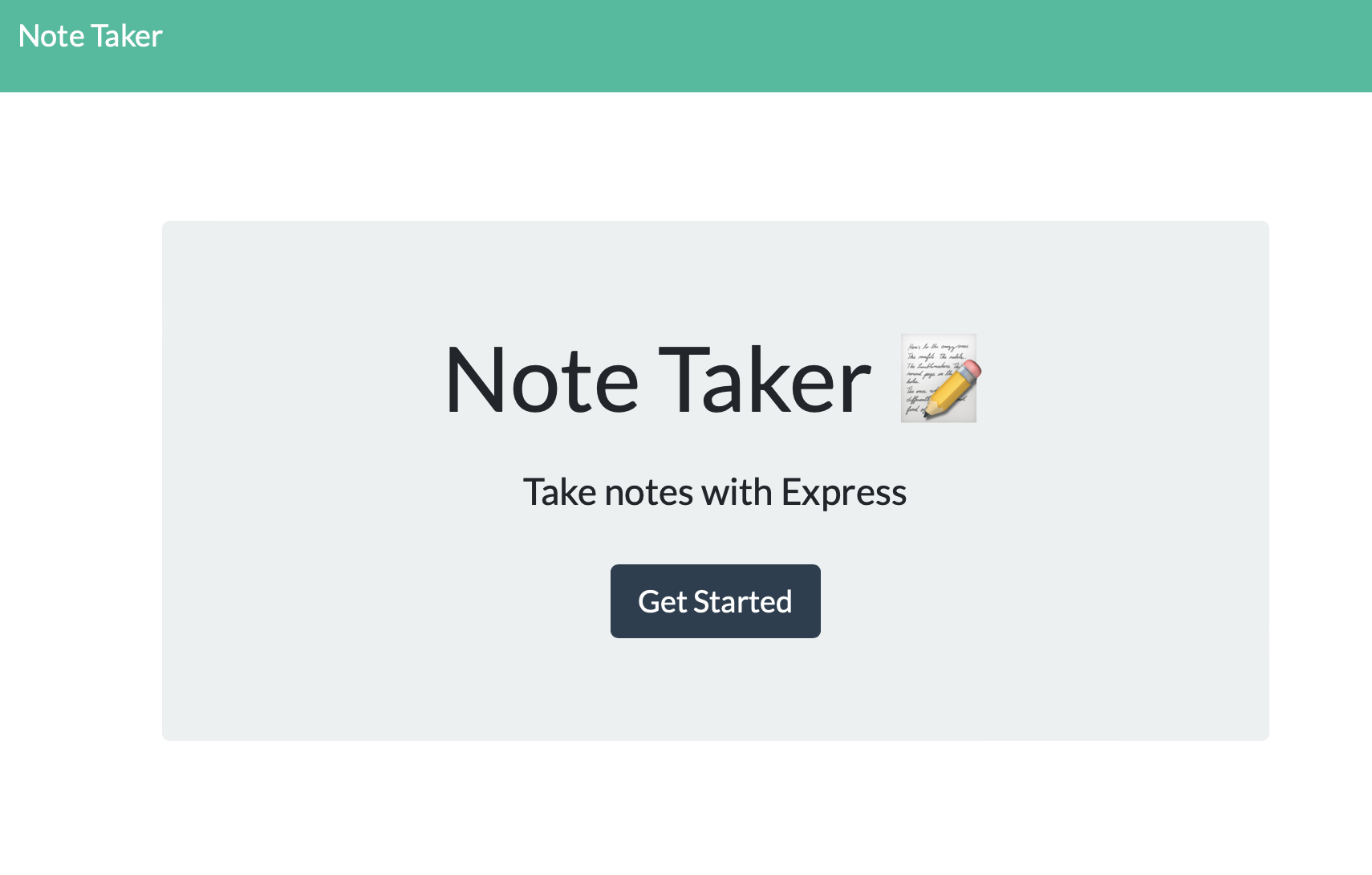 GitHub - DylanSantiago/Express-Note-Taker