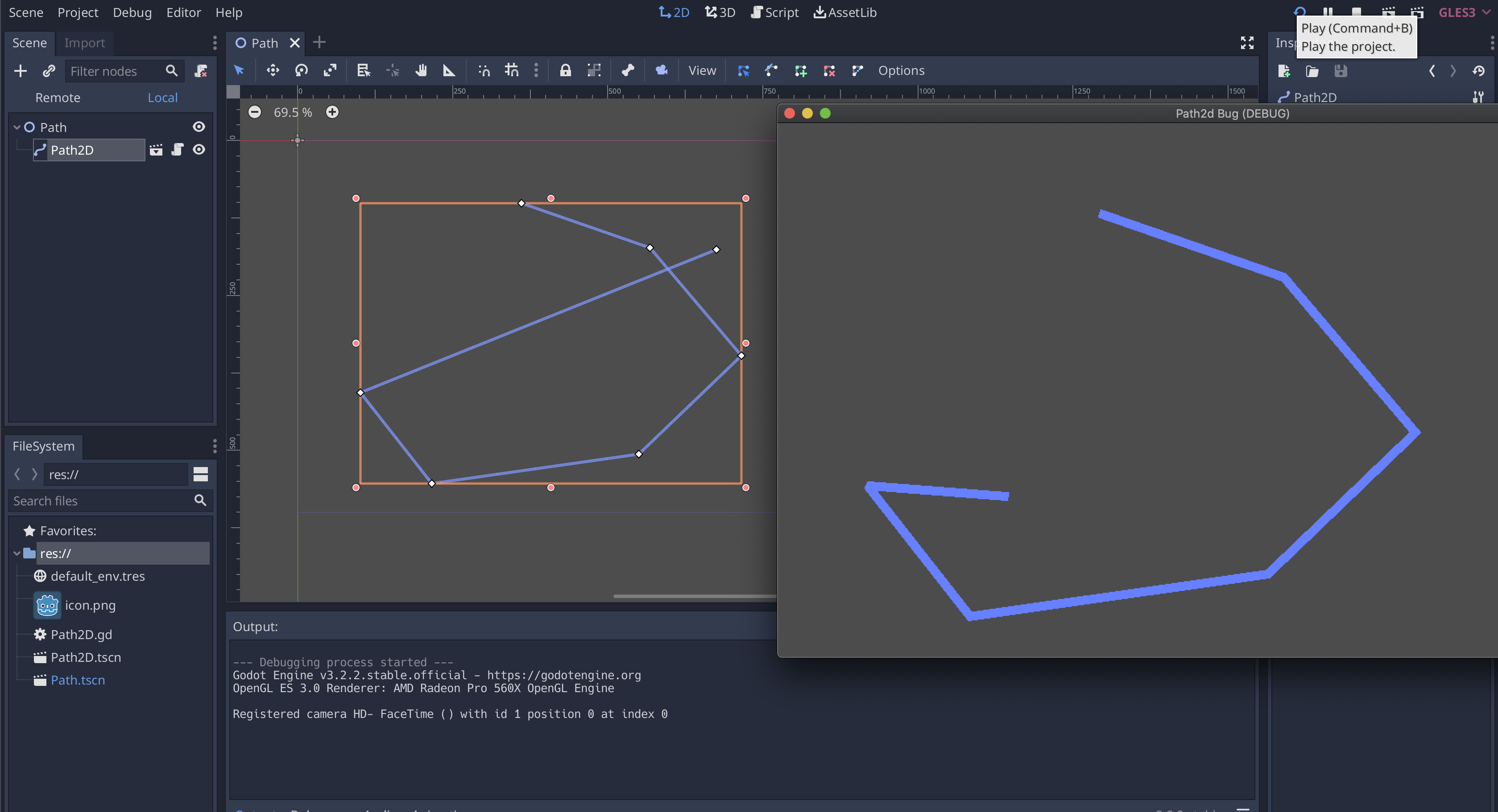 Path2d is drawn incorrectly when modifying instance · Issue #42058 ...