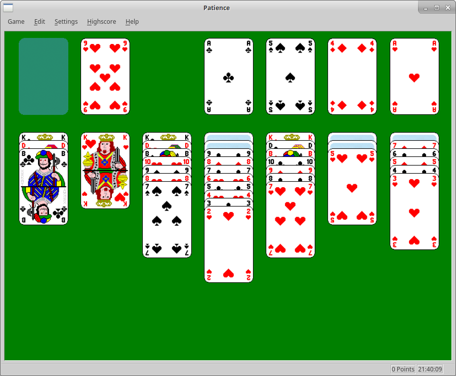 GitHub - artenax/patience: Patience/Solitaire card game. Forked from https://sourceforge.net ...