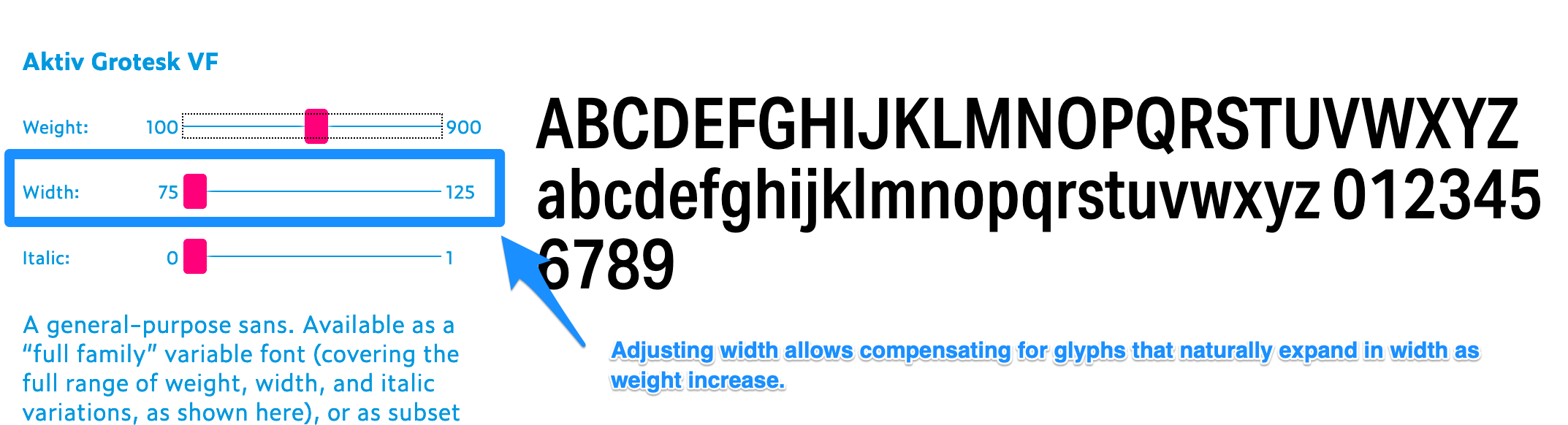 variable font feature: controlling character / letter spacing width · Issue #269 · rsms/inter ...