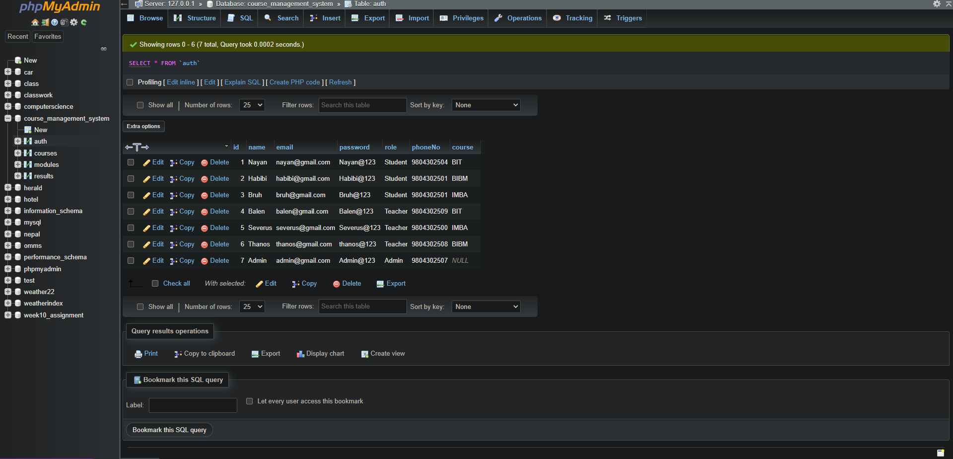 GitHub - notnayan/Course-Management-System--Java-Swing-MySQL: Course Management System with CRUD ...
