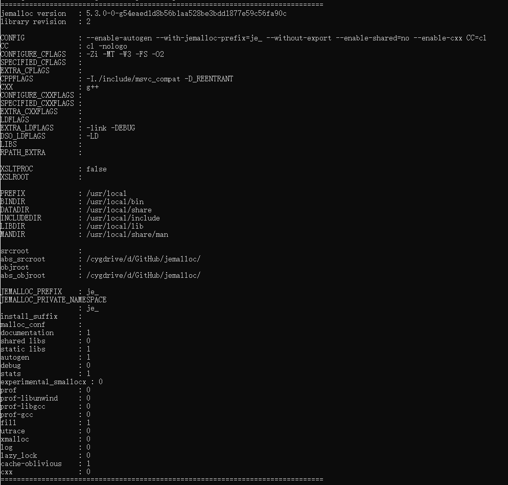 Windows Configure Enable Cxx Ist Effective · Issue 2515 · Jemallocjemalloc · Github 2402