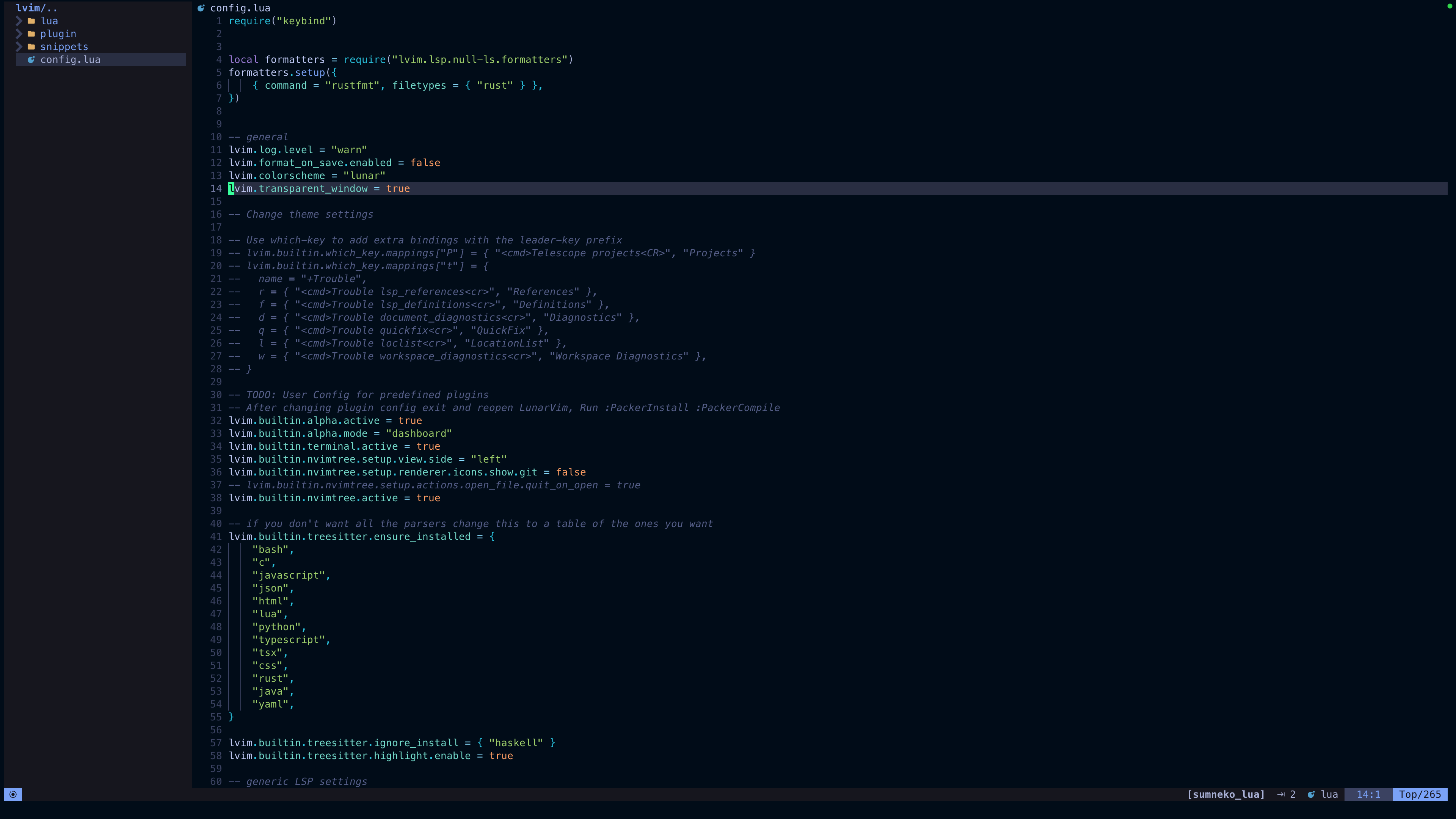 Transparent window setting is not working properly in nvim-tree · Issue #3839 · LunarVim ...