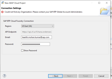 Create an SAP BTP ABAP Environment Trial User-Pointing to different API endpoint · Issue #18875 ...