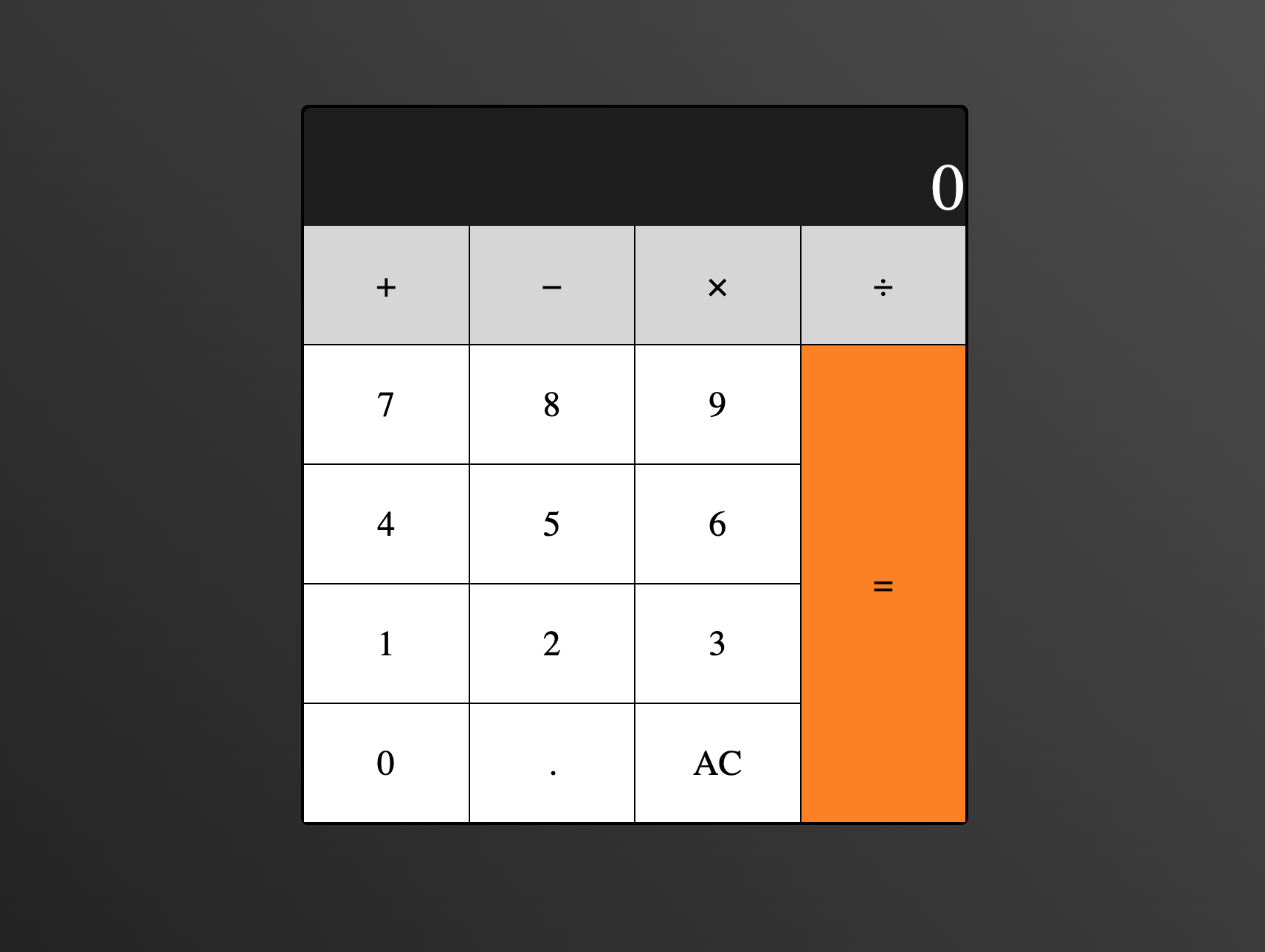 GitHub - samuel-santos91/calculator-app: Simple calculator application