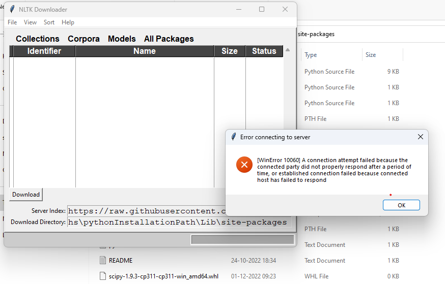 NTLK Download Error · Issue #3092 · nltk/nltk · GitHub