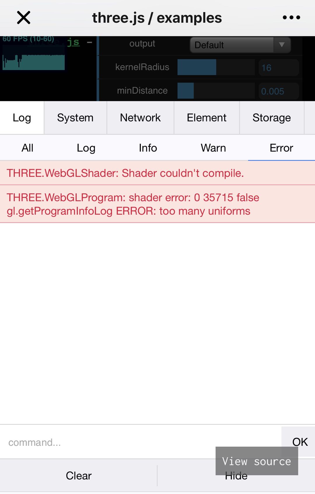 The new SSAO not working on iOS · Issue #15617 · mrdoob/three.js · GitHub