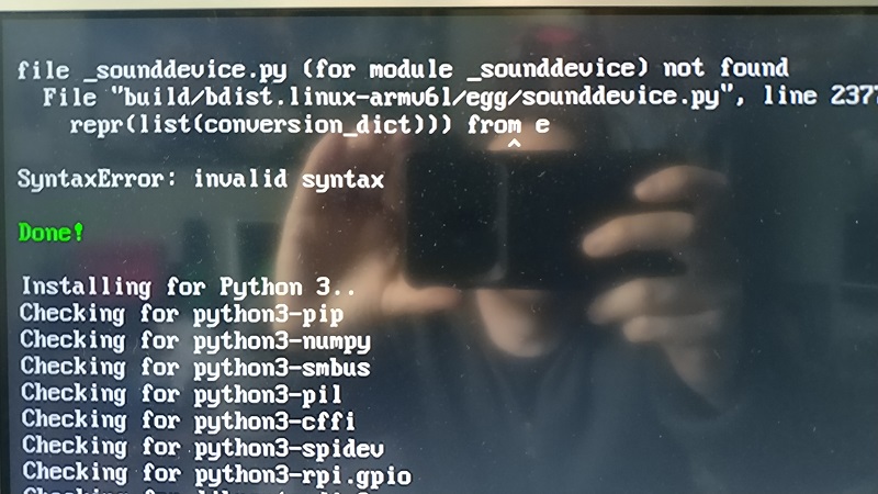 Buildbdistlinux Armv6leggsounddevicepy Ln 237x · Issue 210 · Pimoroniget · Github