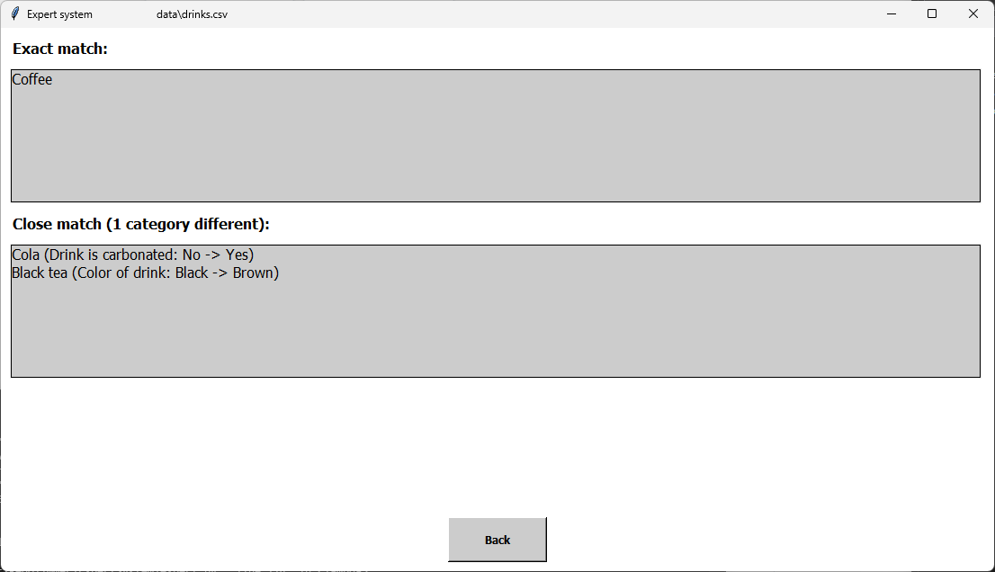 GitHub - SzyJar/ExpertSystem: Application allows advanced search of csv file based on user input.