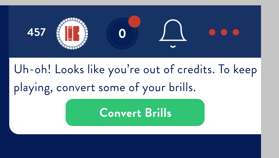Converting Brills To Credits · Issue 4742 · Scholar 6brillder · Github
