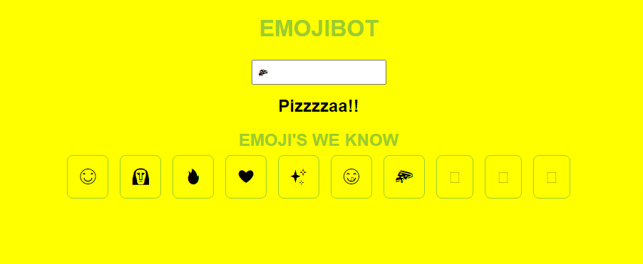 GitHub - alefiyahmadar/emoji-bot: Created with CodeSandbox