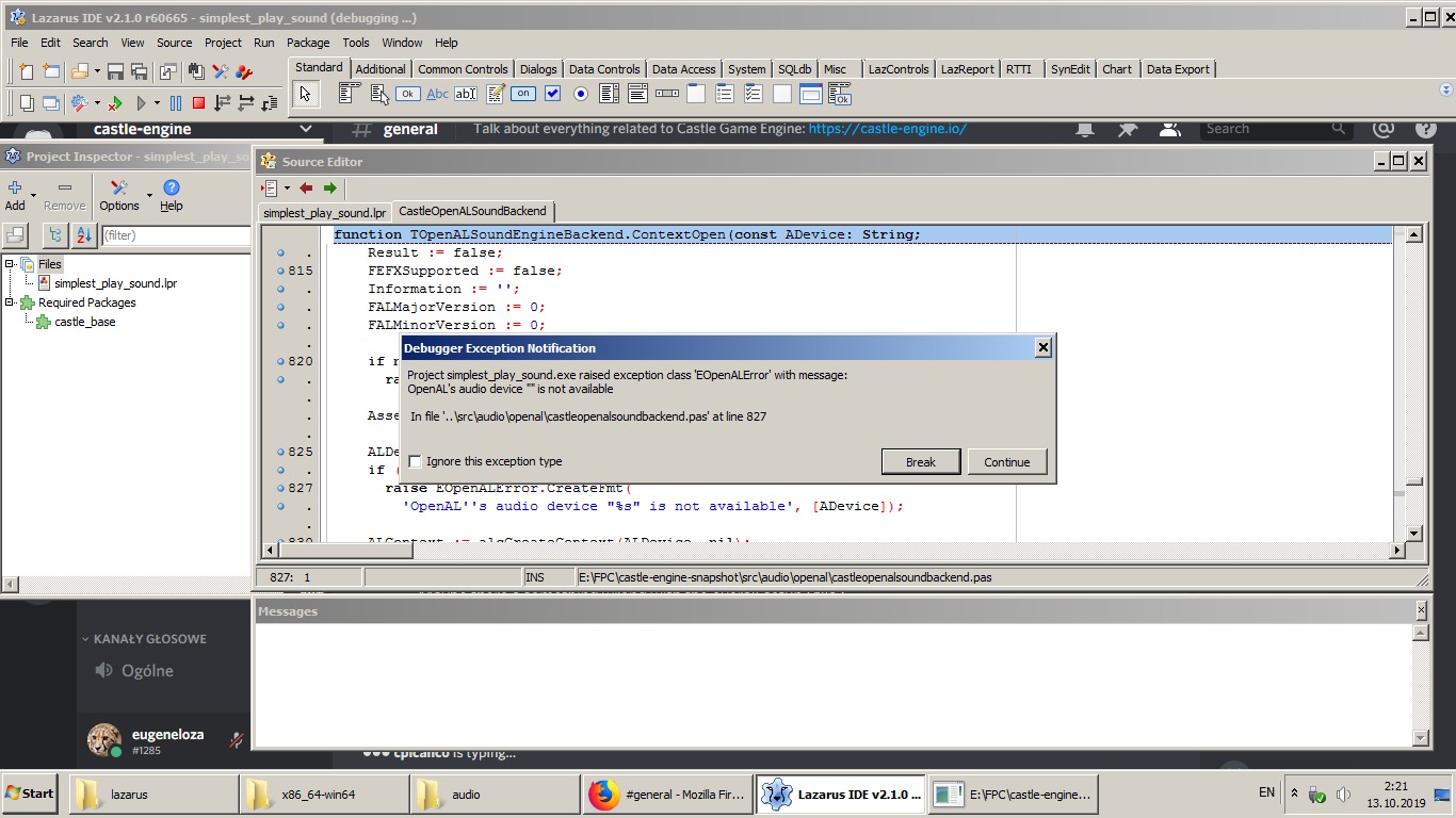 Non-informative error message if not all OpenAL dlls arefound · Issue #141 · castle-engine ...
