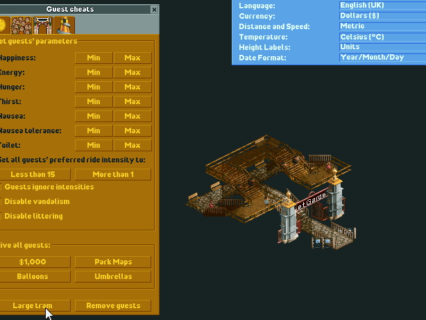 Guests can't follow the path or drawn into void at the park entrance if the path is sloped ...