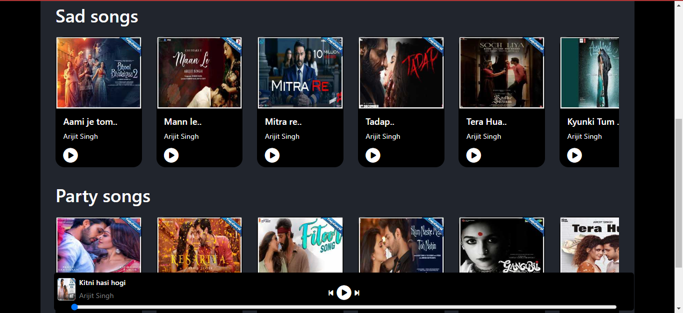 GitHub - absiemon/Music-Player: It is the Song Player Web App that I ...