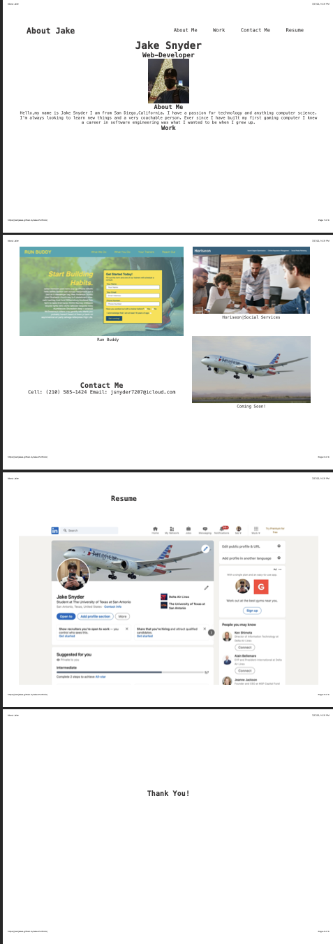 GitHub - iamjakes/Jake-Portfolio: Jake's Portfolio