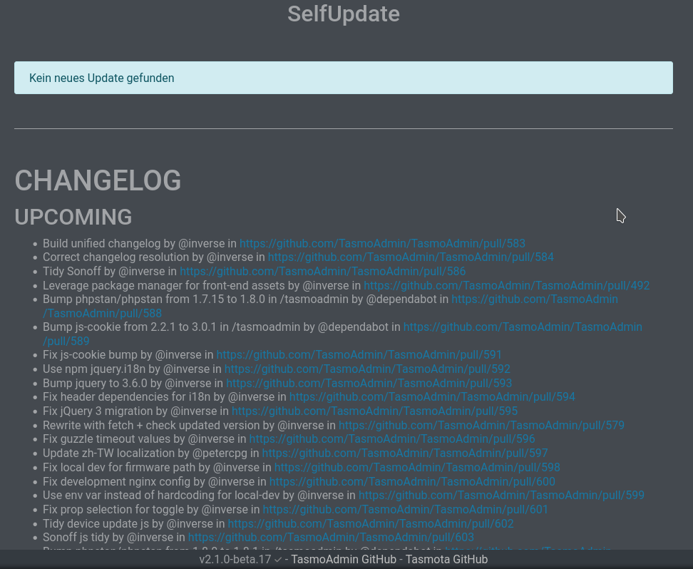 .version not working in 2.1.0-beta16 · Issue #653 · TasmoAdmin/TasmoAdmin · GitHub