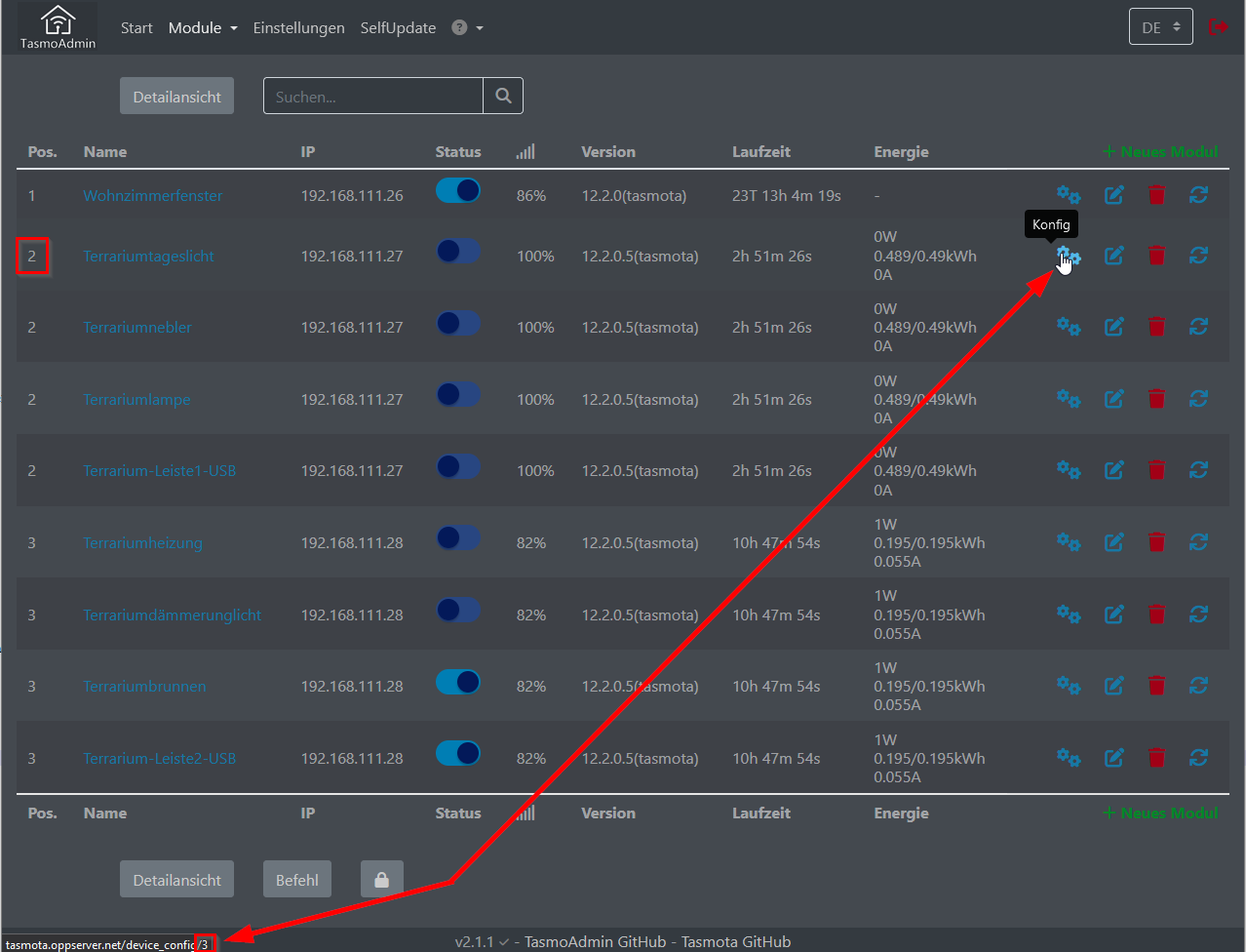 Device id dont update, when delete another device · Issue #713 · TasmoAdmin/TasmoAdmin · GitHub