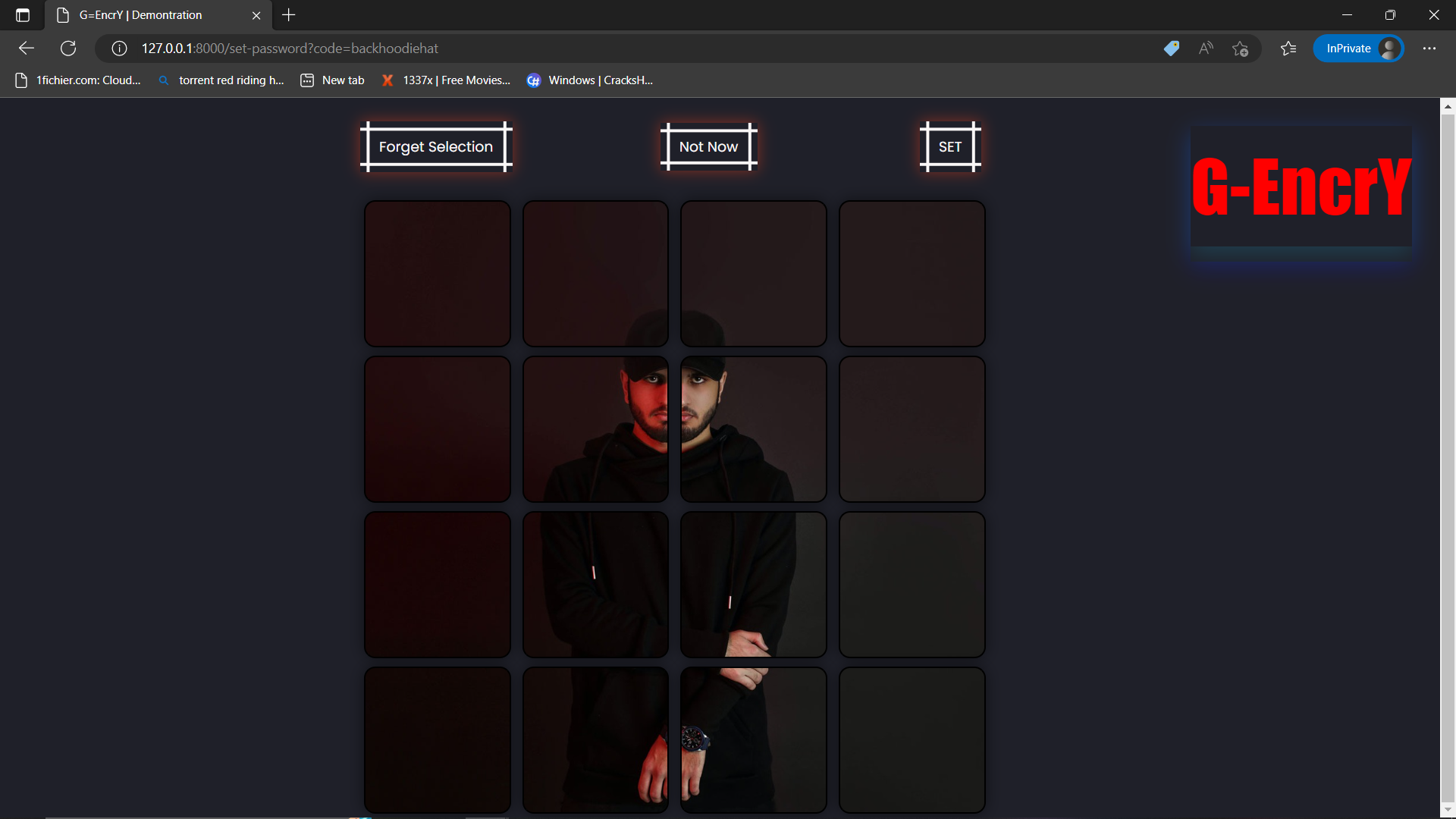 GitHub - Praful1510/G-EncrY-Graphical-Authentication-system-using ...