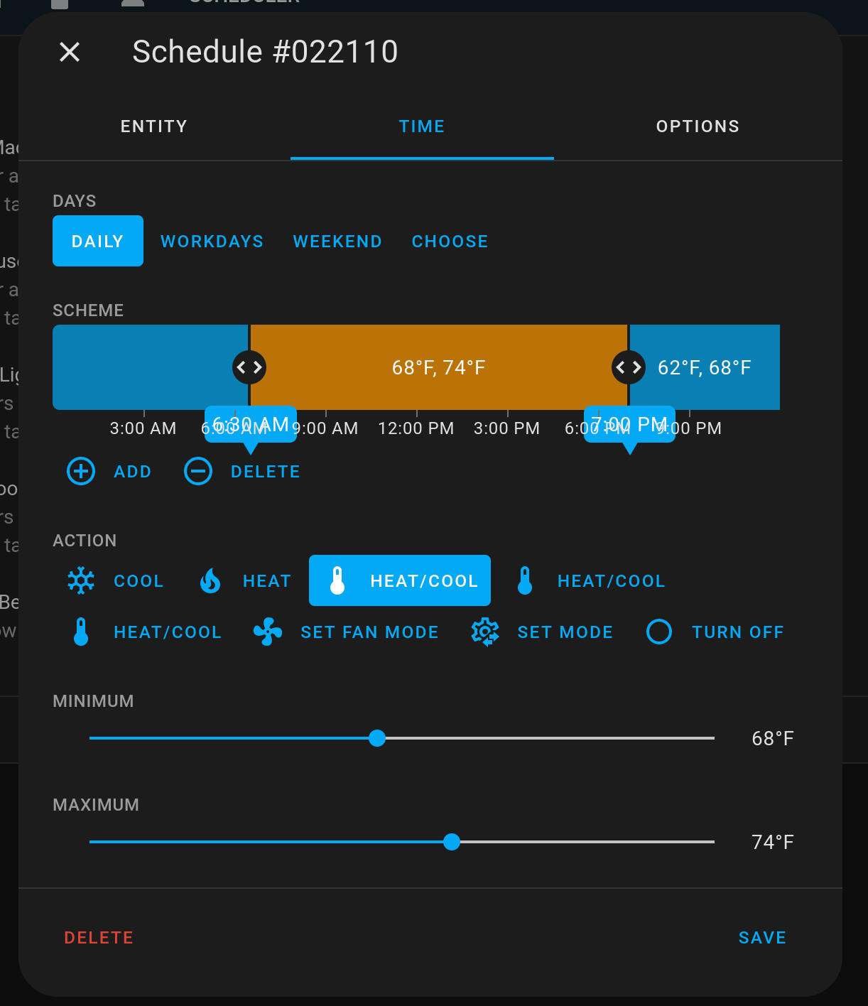 Climate entities being weird · Issue #707 · nielsfaber/scheduler-card · GitHub