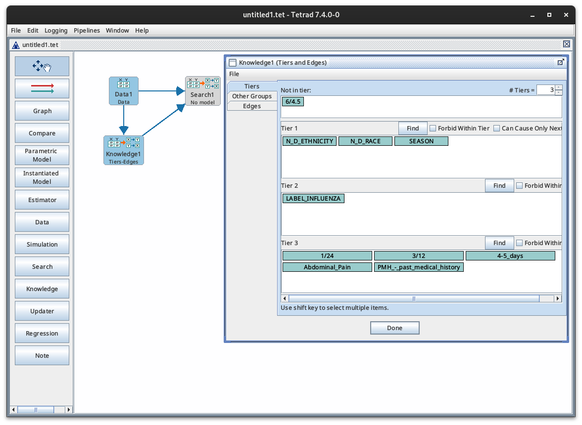 Knowledge Box Not Functioning Properly · Issue #1661 · cmu-phil/tetrad · GitHub