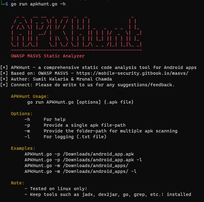 GitHub - Cyber-Buddy/APKHunt: APKHunt is a comprehensive static code analysis tool for Android ...