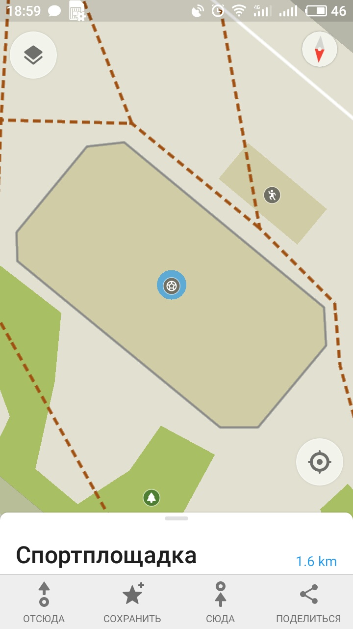 The soccer field is called a sports ground · Issue #2930 · organicmaps ...