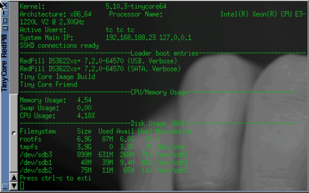 DS3622xsp-7.2.0-64570 - Stuck in Recover · Issue #351 · pocopico/tinycore-redpill · GitHub