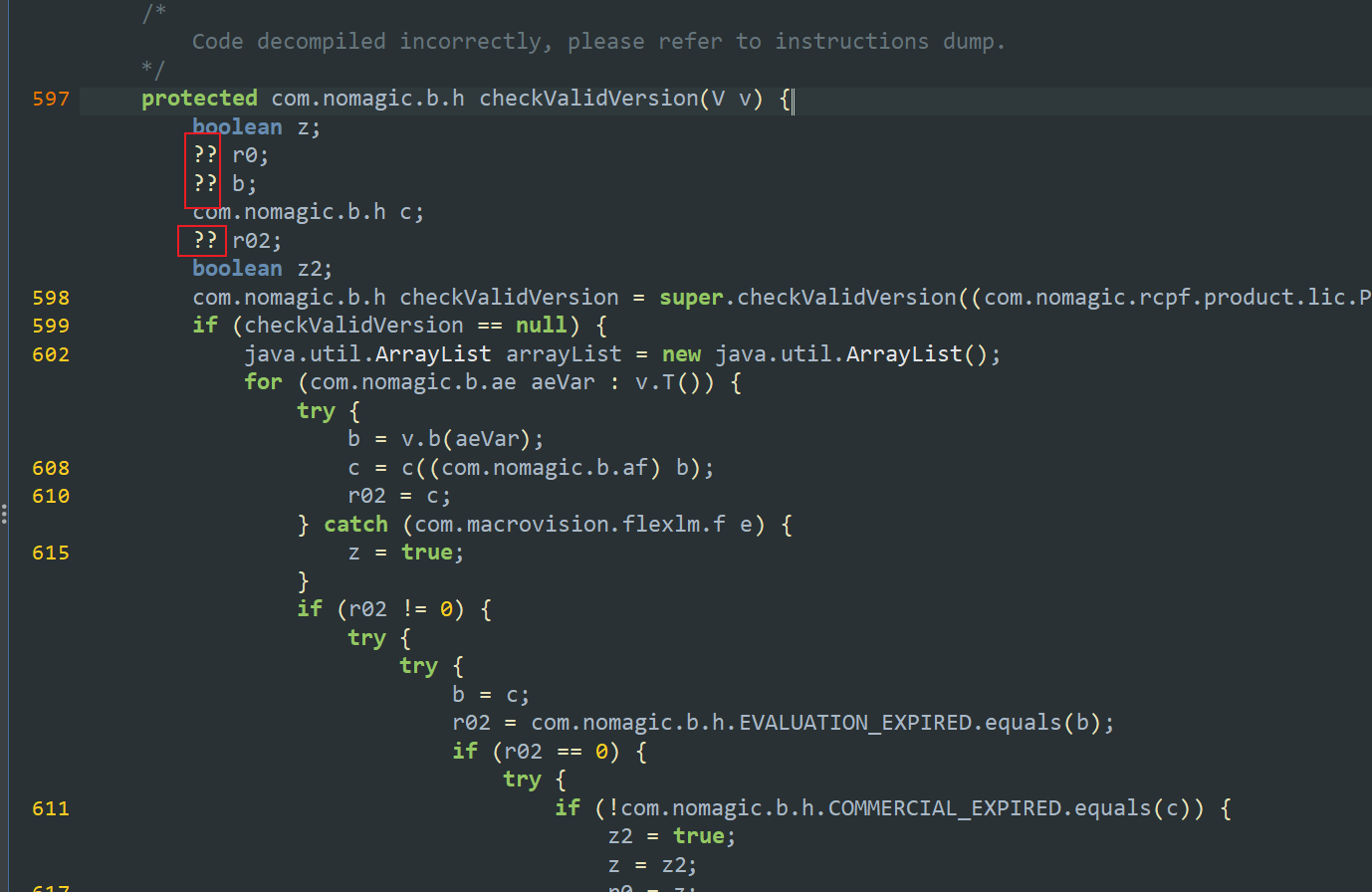 [core]JADX WARN: Multi-variable type inference failed · Issue #1822 · skylot/jadx · GitHub