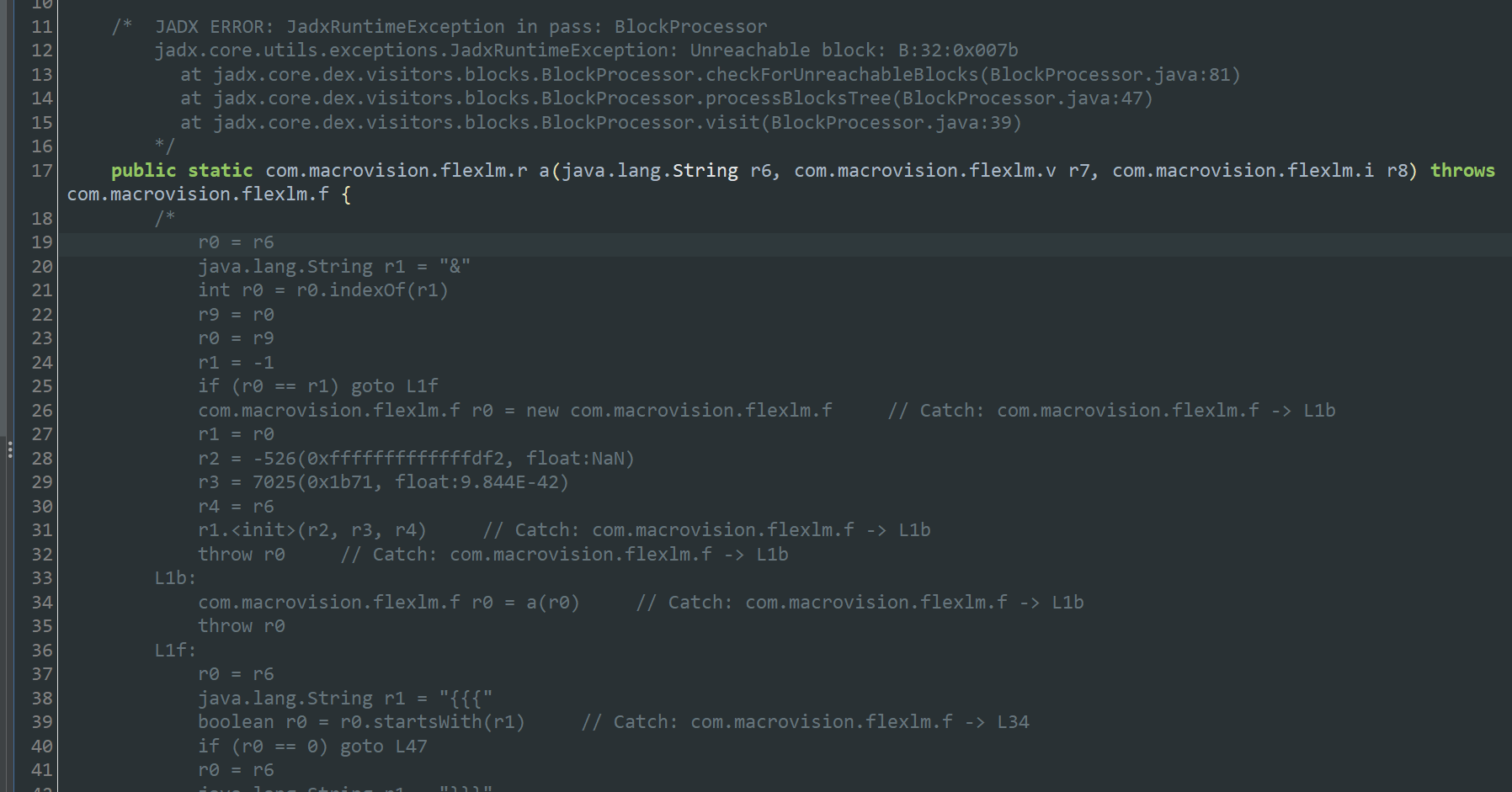 [core]JADX WARN: Multi-variable type inference failed · Issue #1822 · skylot/jadx · GitHub
