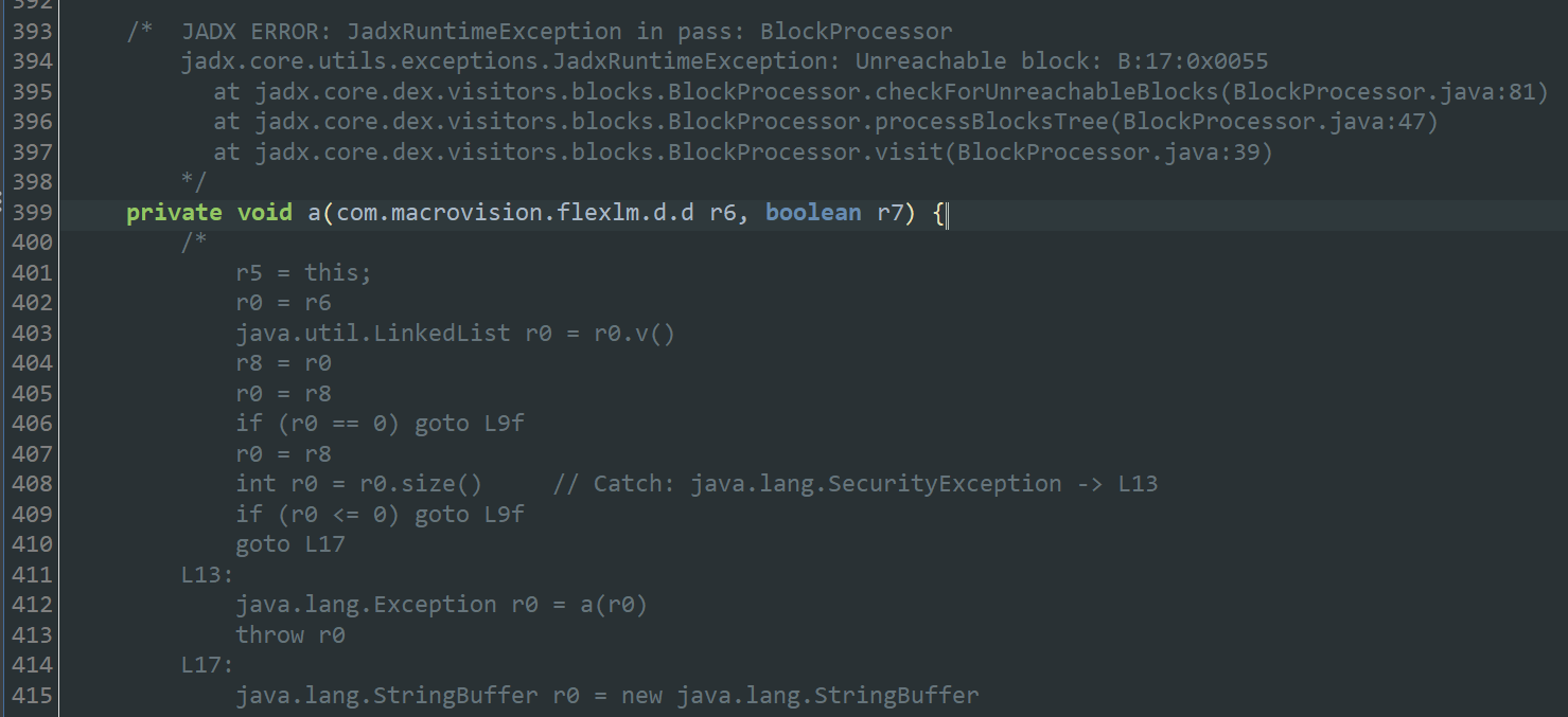 [core]JADX WARN: Multi-variable type inference failed · Issue #1822 · skylot/jadx · GitHub