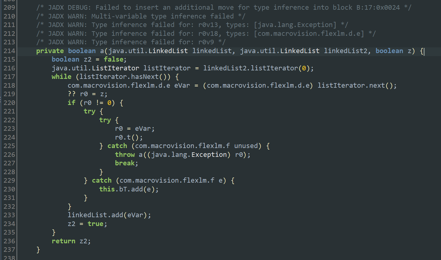 [core]JADX WARN: Multi-variable type inference failed · Issue #1822 ...