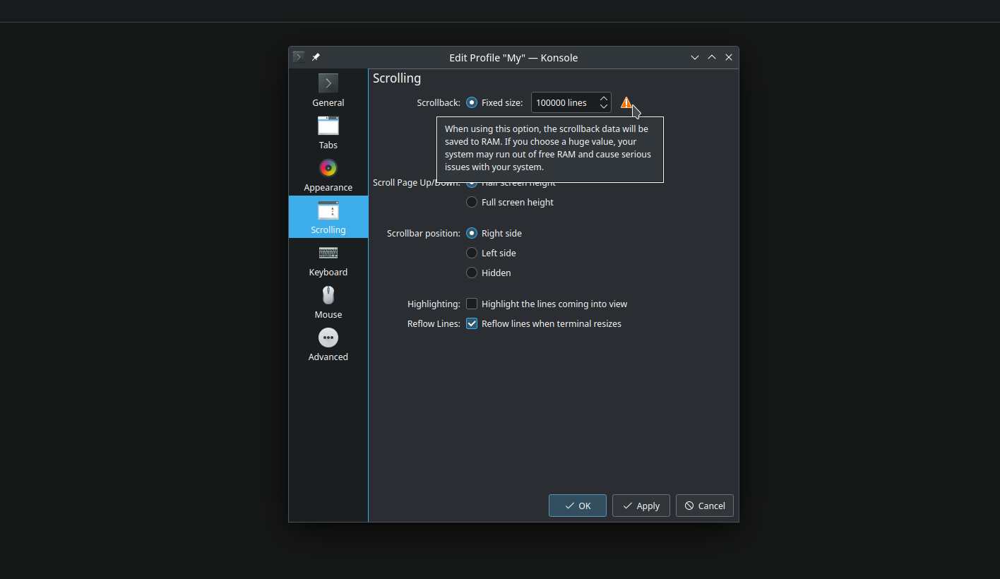 [Bug]: terminal-transcript-rows ignored · Issue #3340 · termux/termux-app · GitHub