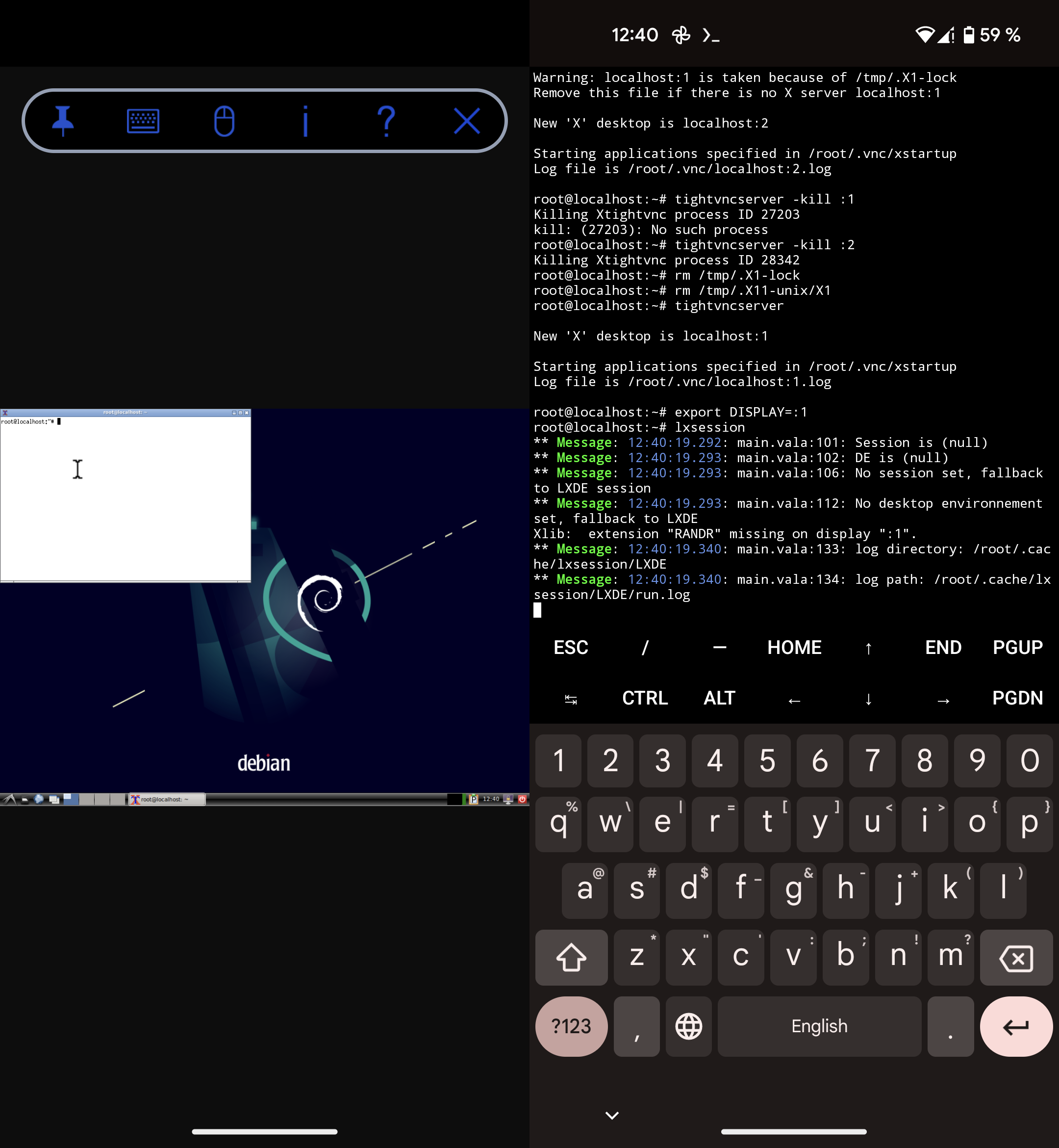 Proot-distro desktop environment issue with Android 13 · Issue #293 · termux/proot-distro · GitHub