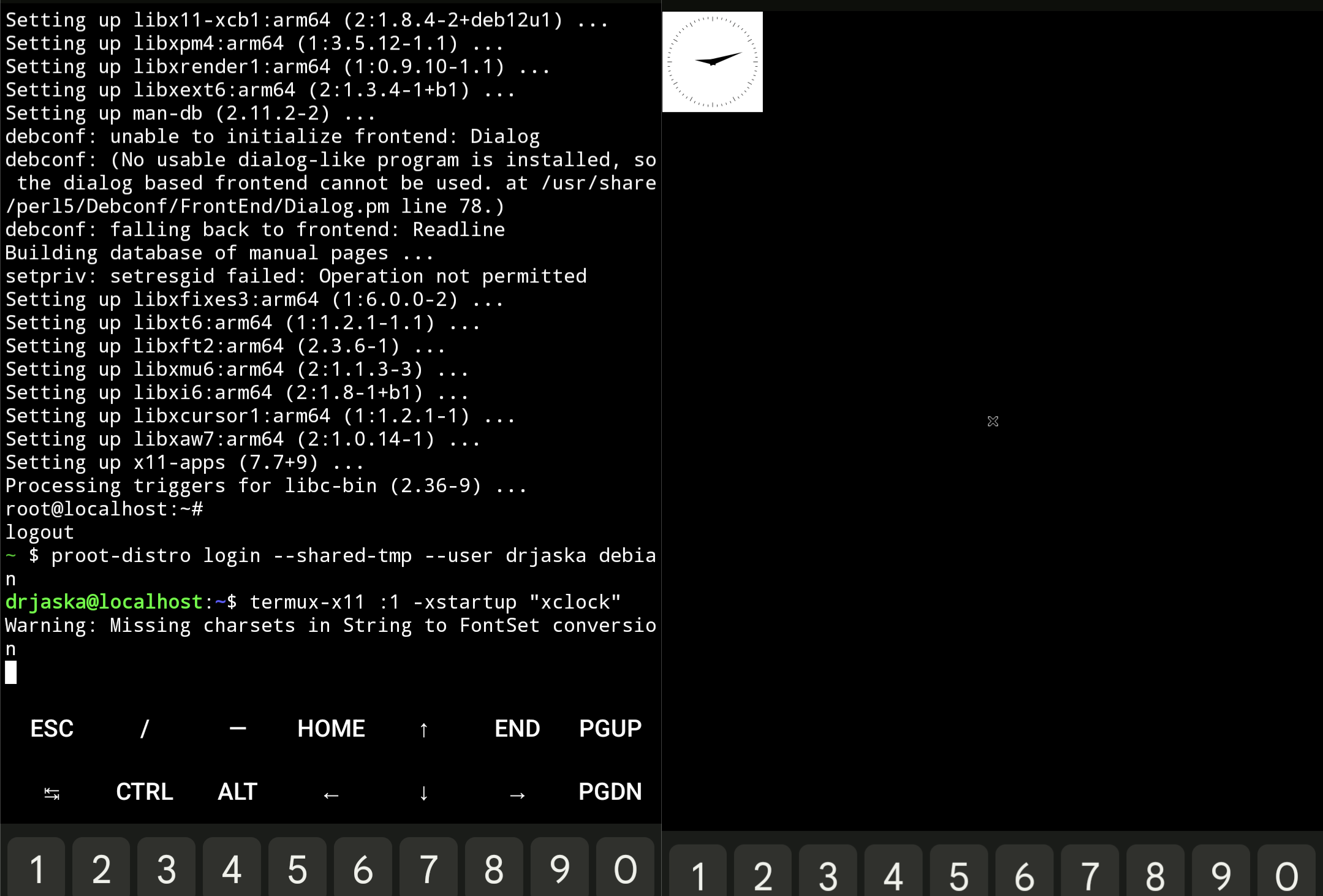 [bug] Termux X11 Exits Instantly Silently And With 0 Exit Code · Issue 333 · Termux Proot