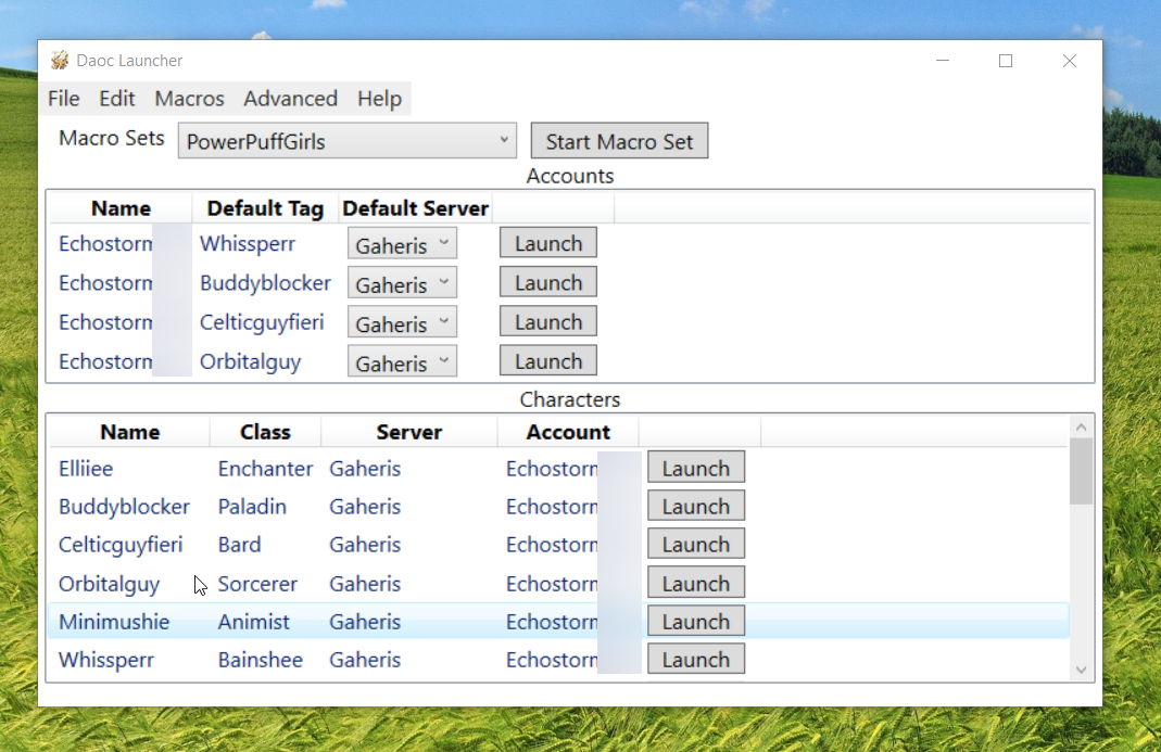 GitHub - Echostorm44/DaocLauncher: A game launcher and macro runner for the MMO Dark Age Of Camelot