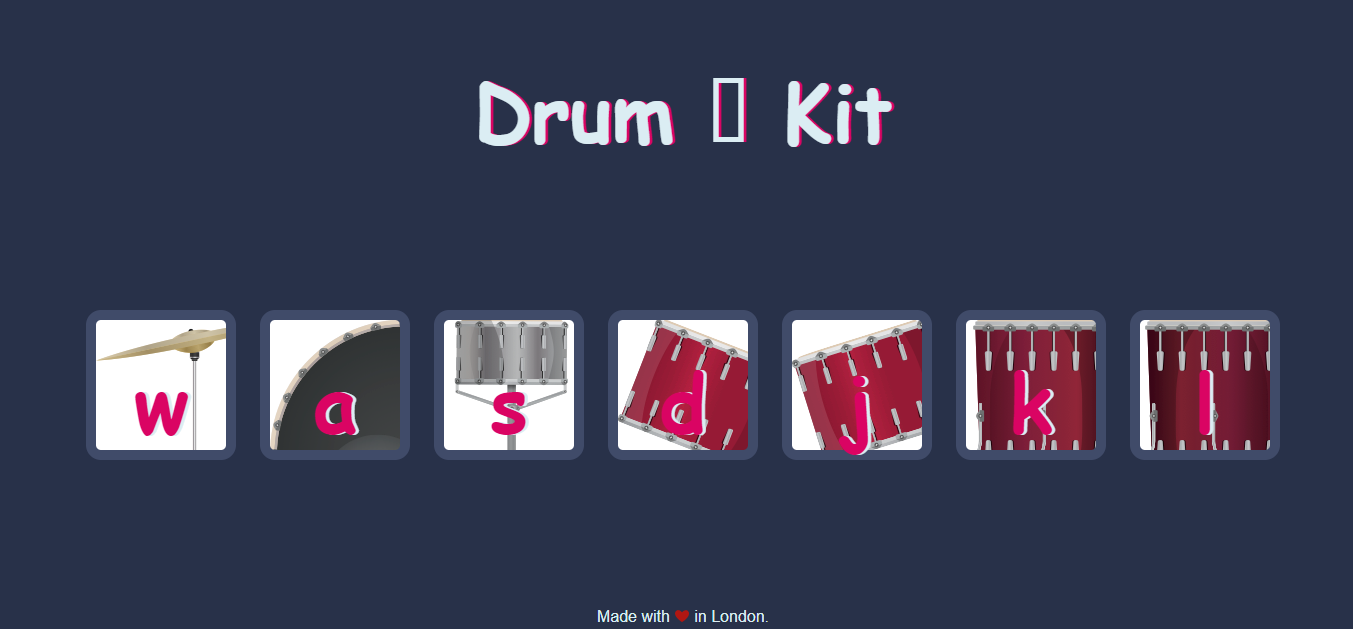 GitHub - Oakar-Kyaw/Drum-Kit-Projects